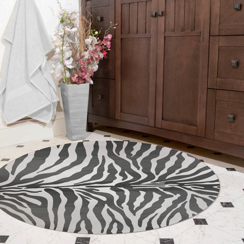Animal Print Bath Rugs & Mats You'll Love | Wayfair