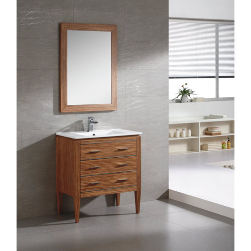 Wrought Studio Pheonix 36'' Single Bathroom Vanity with Stone Top with ...