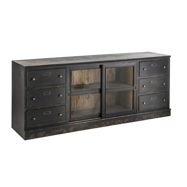 Williston Forge Abryana 200cm Solid Wood Sideboard | Wayfair.co.uk