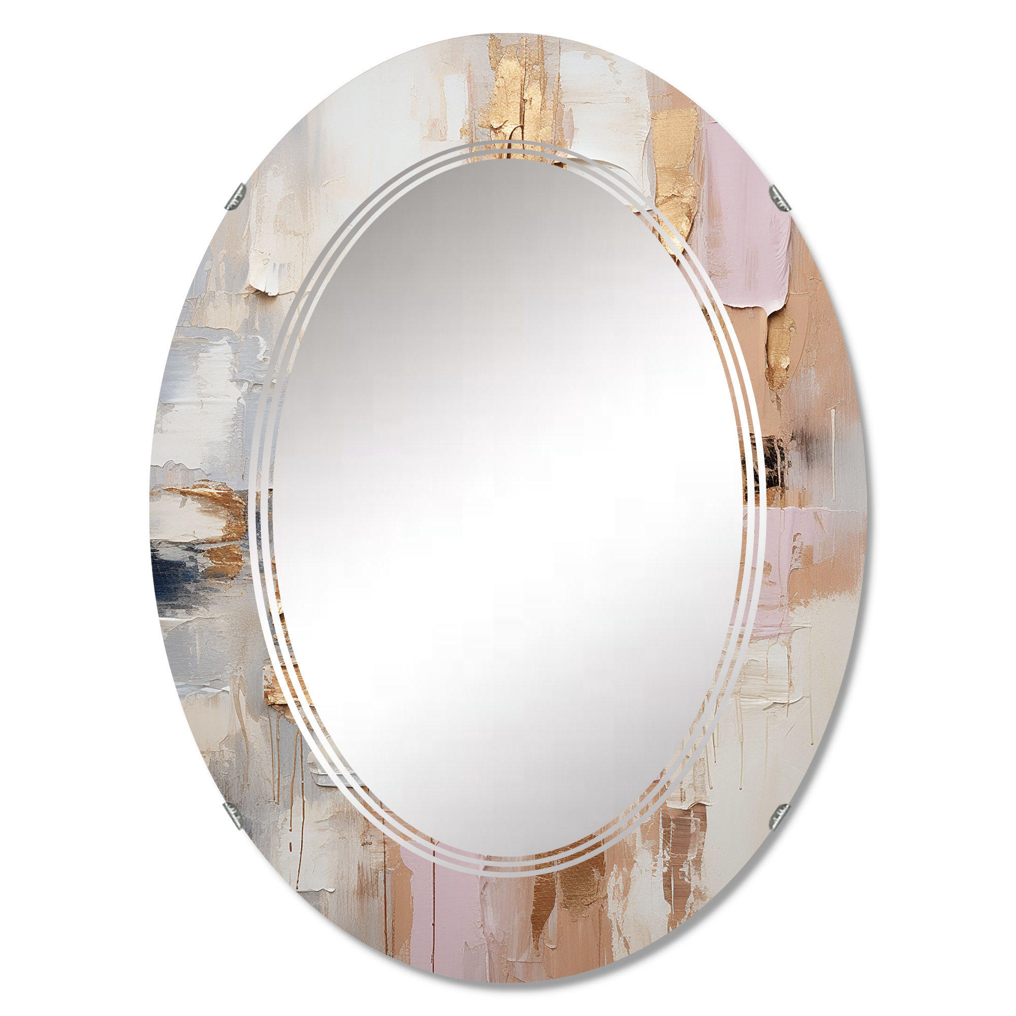 East Urban Home Meadbrooke - Modern Wall Mirror Oval | Wayfair