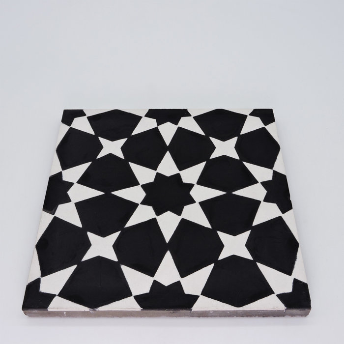 Moroccan Mosaic Tile House Medina 8" x 8" Cement Patterned Wall & Floor ...