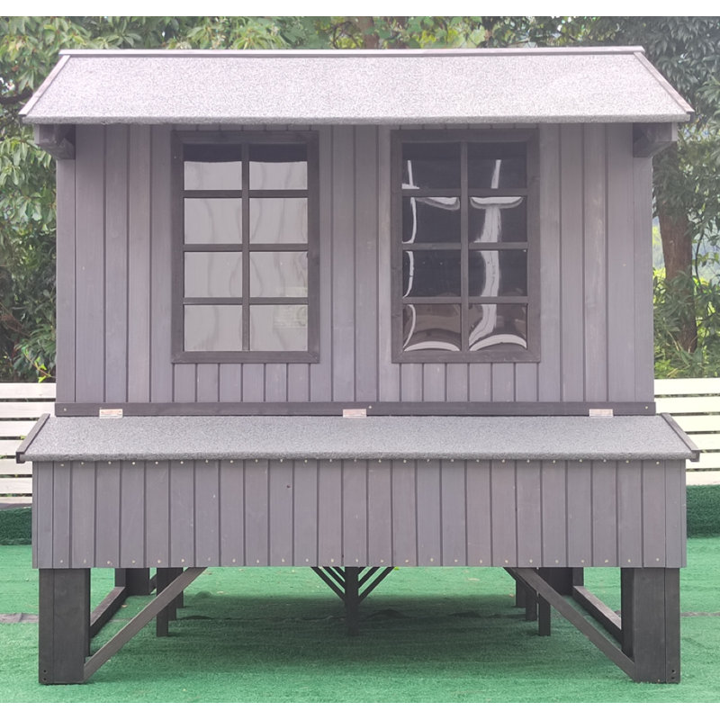 Rugged Ranch 24 Square Feet Chicken Coop with Nesting Box For Up To 10 ...