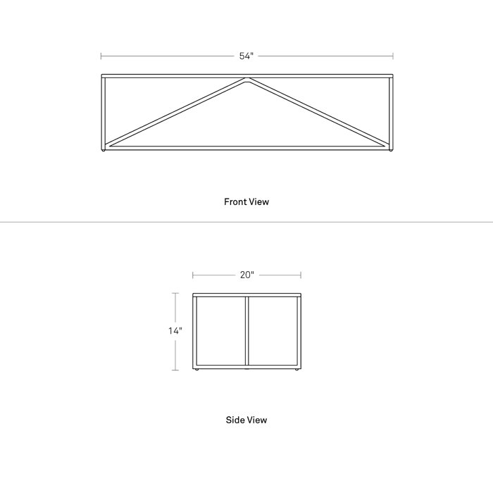Blu Dot Strut Coffee Table & Reviews | Perigold