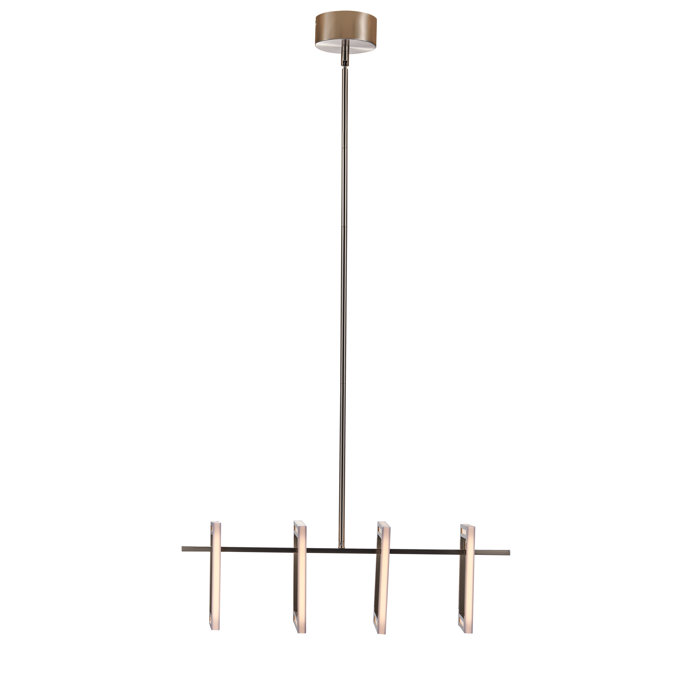 Wrought Studio Jahmeer 4 - Light Kitchen Island Square / Rectangle LED ...