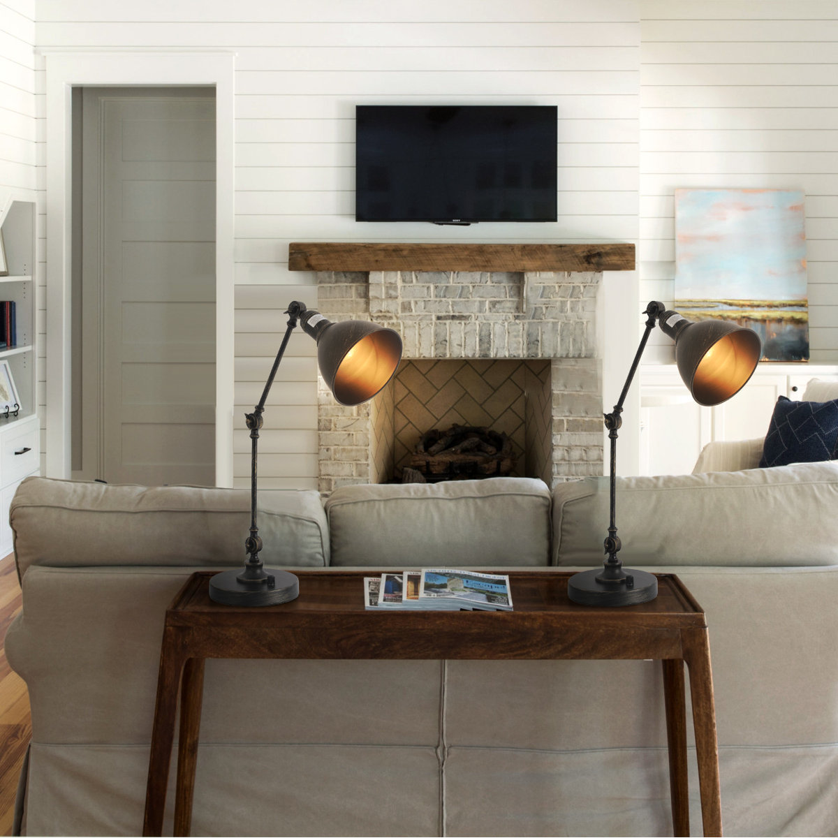 Williston Forge Adjustable Dimmable Metal Desk Lamp & Reviews | Wayfair
