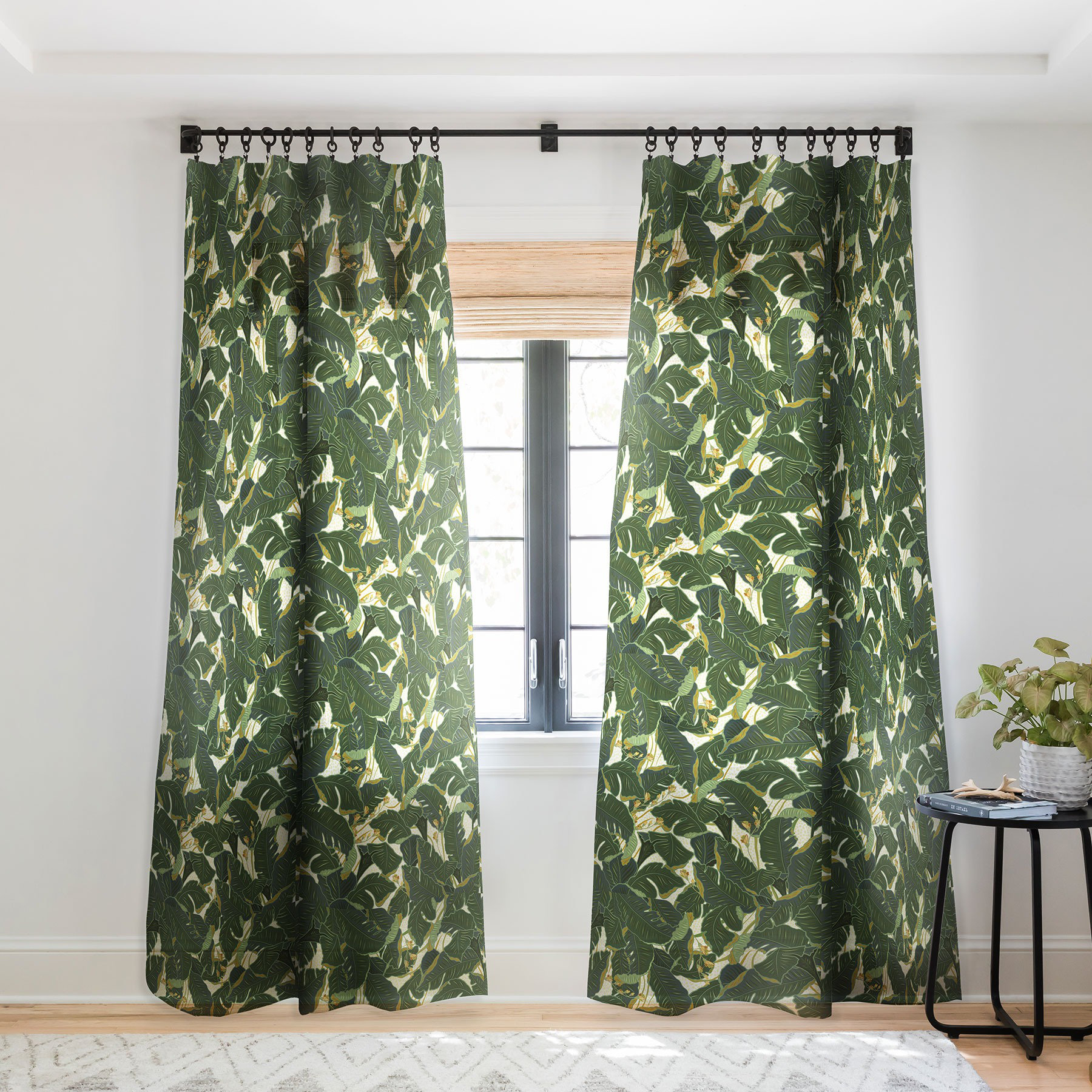 Deny Designs Iveta Abolina Jungle Polka 1pc Sheer Window Curtain Panel ...