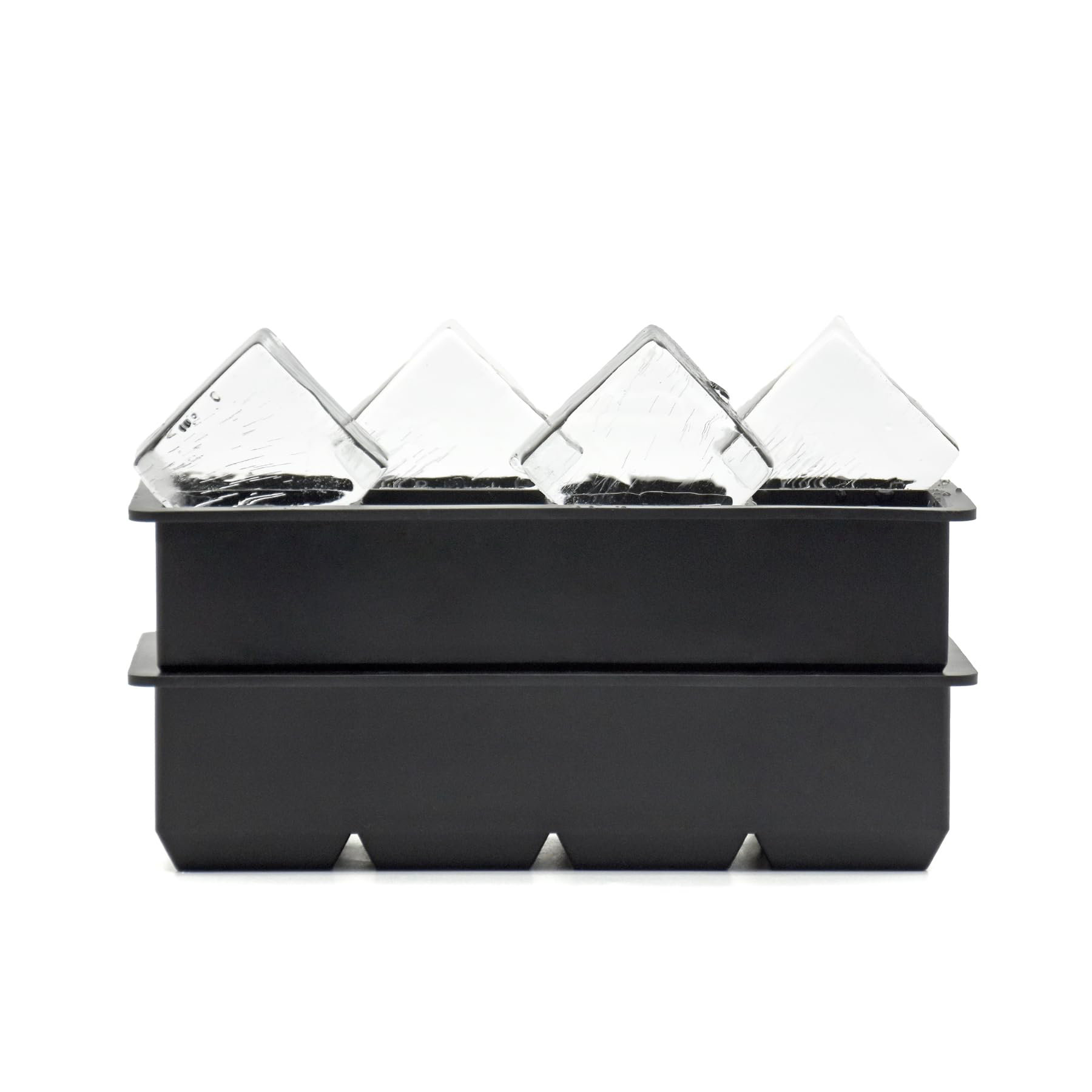 Prep & Savour Large Ice Cube Tray With Bin And Tongs,2 Pack Large Size ...