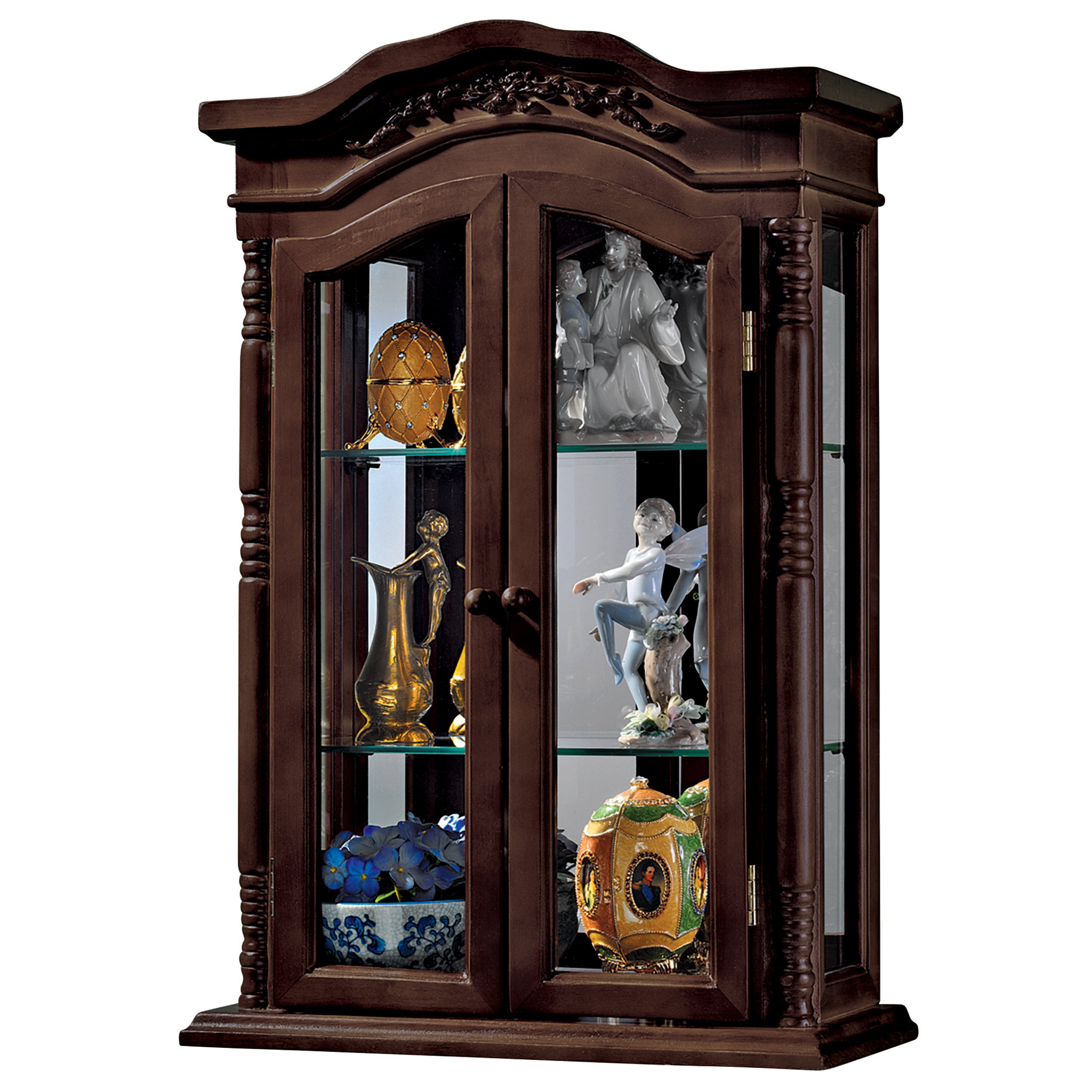 Design Toscano Beacon Hill Wall-Mounted Curio Cabinet & Reviews | Wayfair