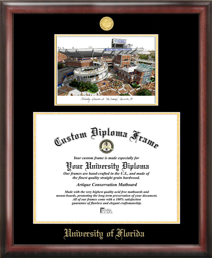 Campus Images NCAA Florida University Diploma Lithograph Picture Frame ...