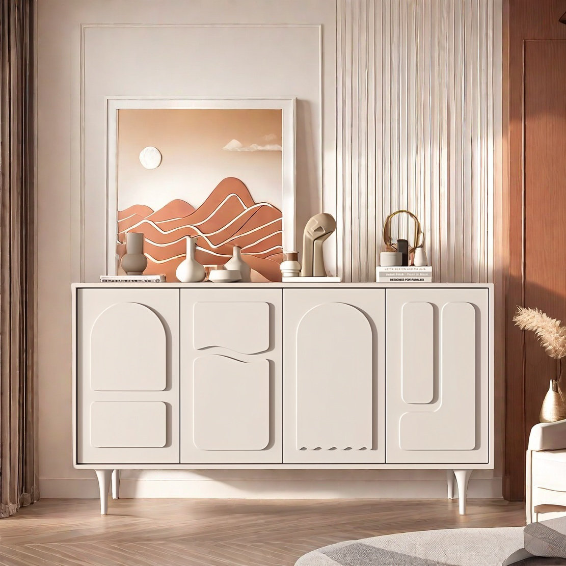 Ruthber Solutions Modern Minimalist Sideboard Cabinet | Wayfair