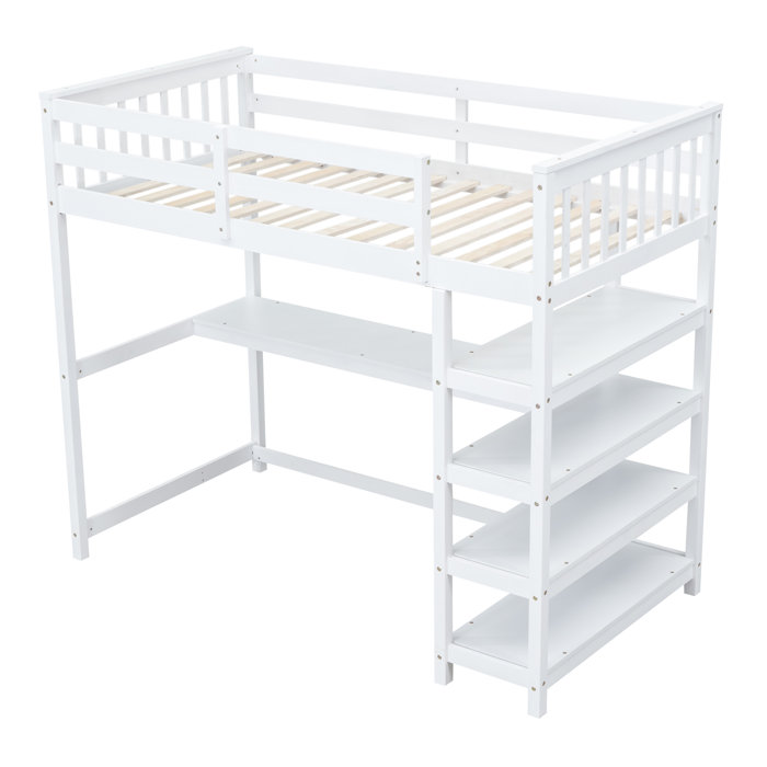 Harriet Bee Arris Kids Loft Bed & Reviews | Wayfair