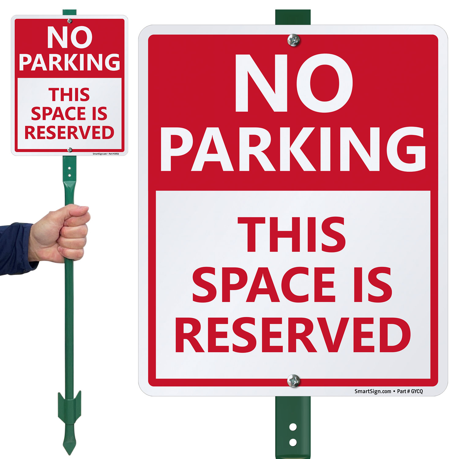 SmartSign This Space Is Reserved Sign and Stake Kit | Wayfair