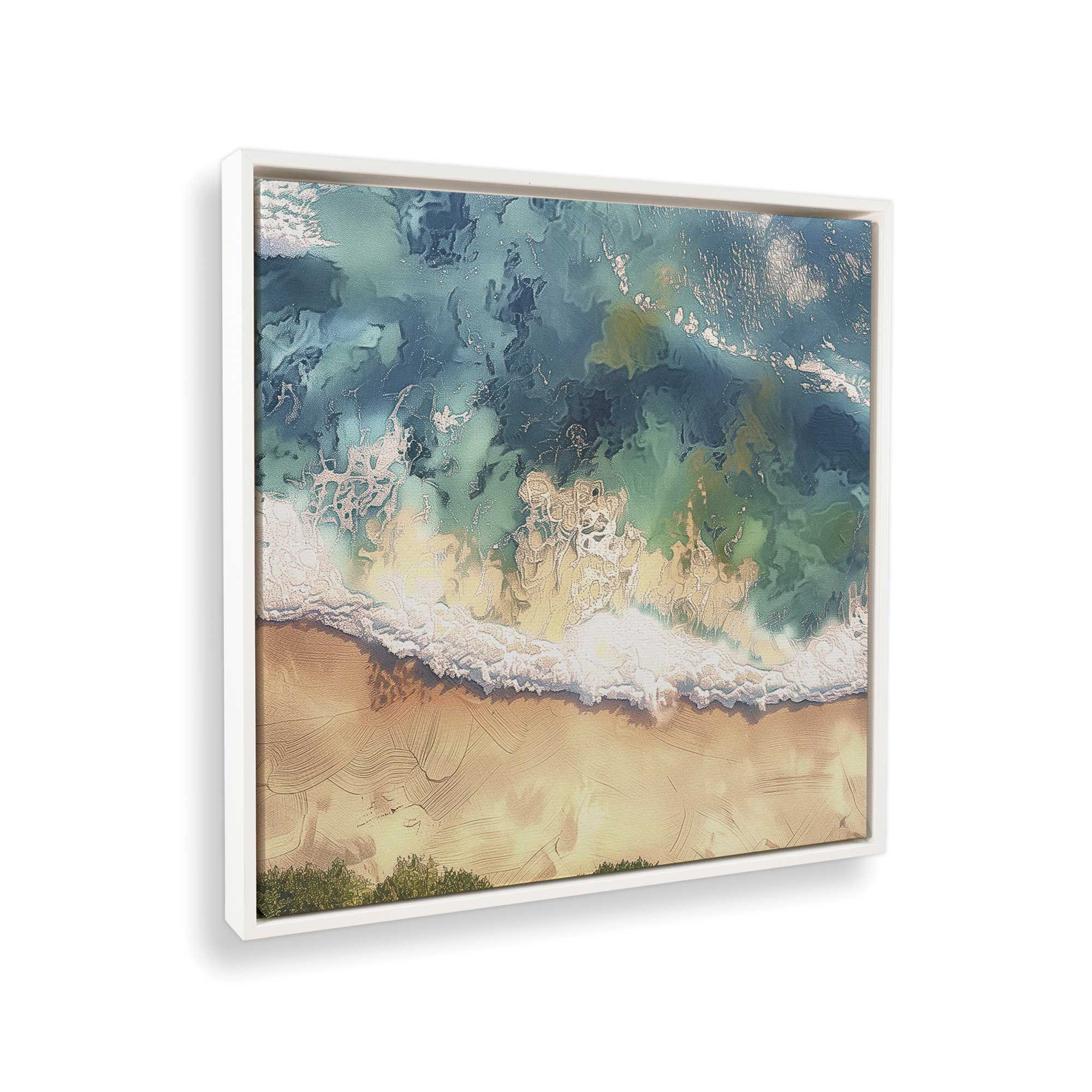 Highland Dunes Aerial Shoreline On Canvas by Azure Artisanal Studio ...