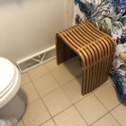 In This Space Bamboo Spa Stool 18" Tall & Reviews | Wayfair