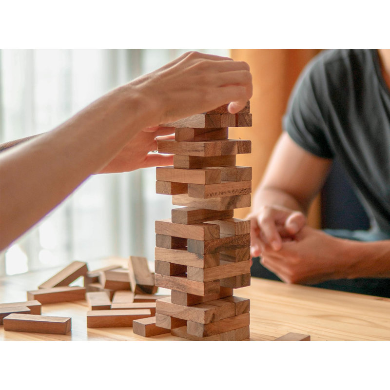 Millwood Pines Wood Tumbling Tower Game -Building Games, Camping Games ...