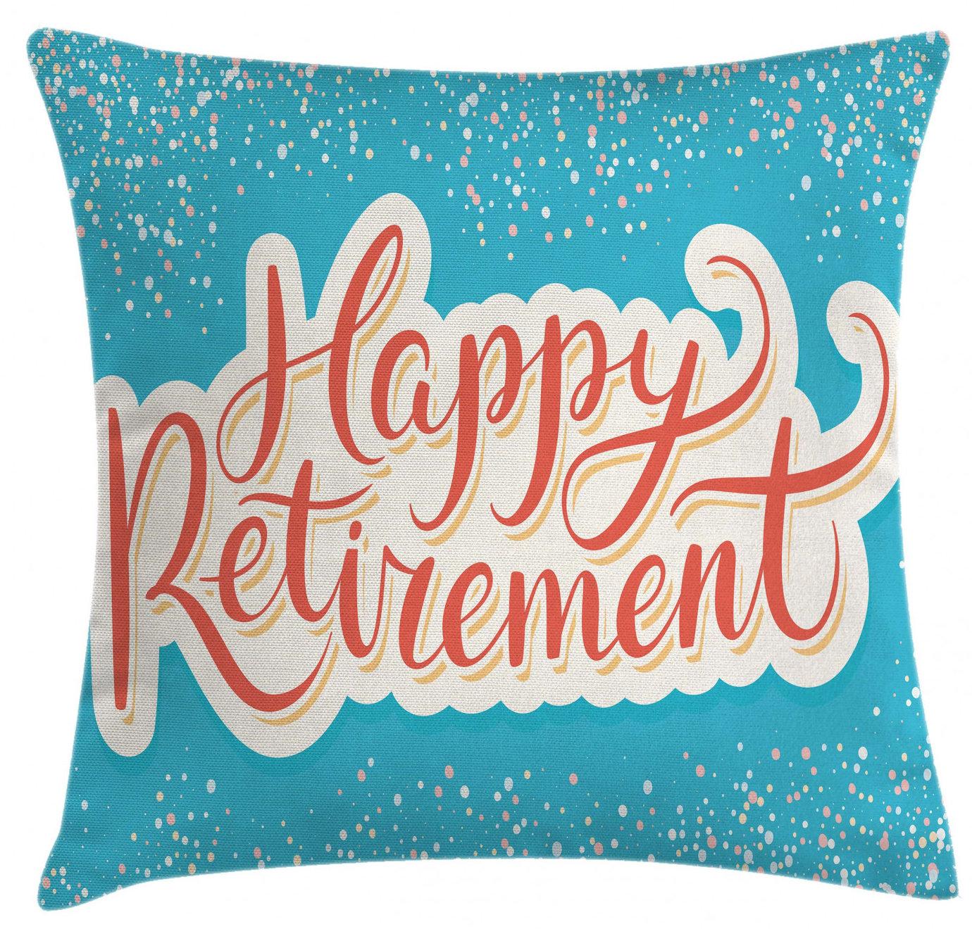 Ambesonne Happy Retirement Indoor / Outdoor 36" Throw Pillow Cover ...