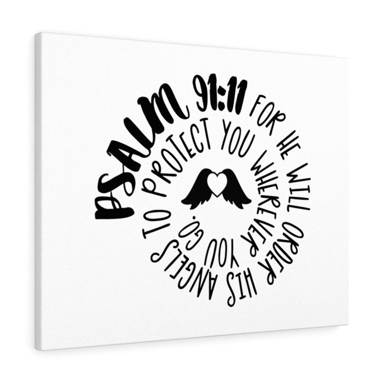 Express Your Love Gifts Scripture Canvas Protect You Psalm 91:11 ...