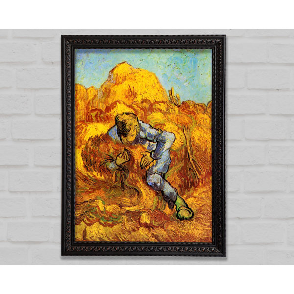 Bright Star Sheaf Binder by Vincent Van Gogh - Single Picture Frame Art ...