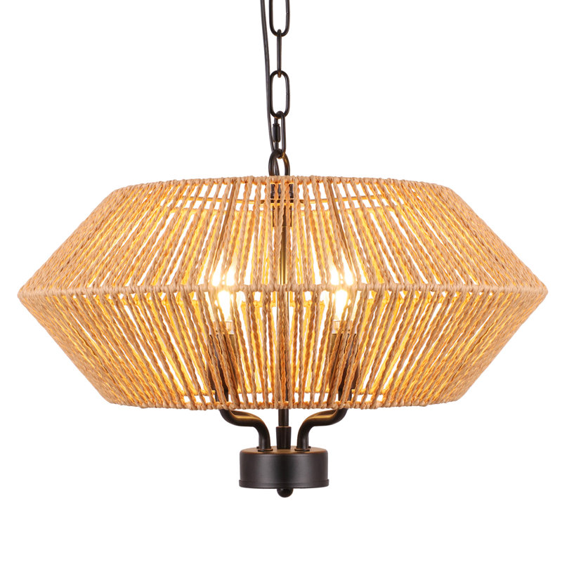 Bay Isle Home™ Fredericka 4 - Light Dimmable Geometric Chandelier | Wayfair