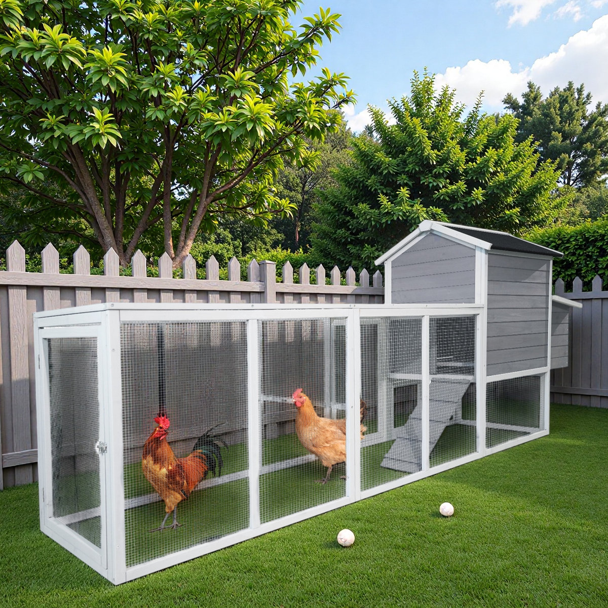 Tucker Murphy Pet™ Wooden Chicken Coop With Nesting Box, Waterproof ...