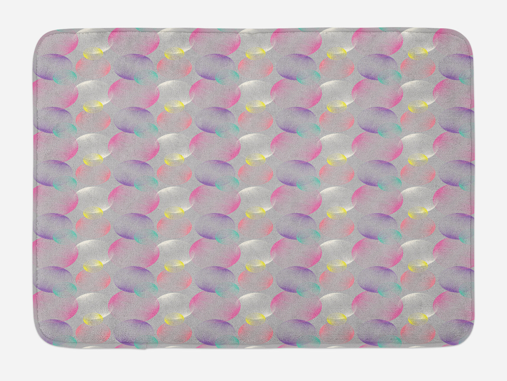 East Urban Home Marcene Abstract Bath Mat | Wayfair