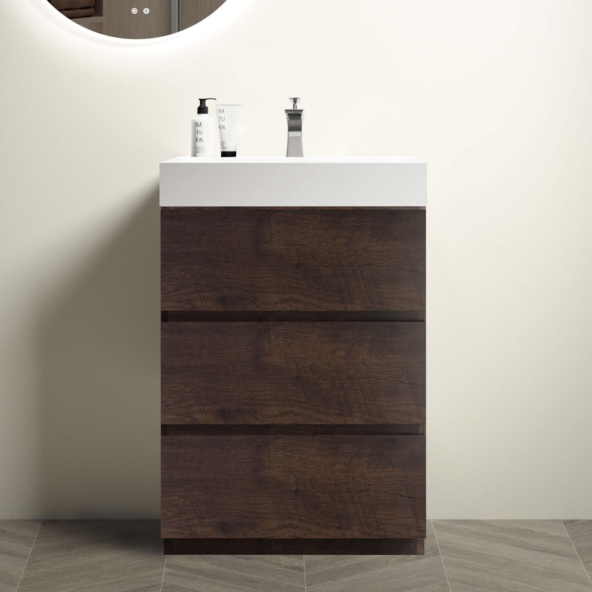 Ebern Designs Modern Freestanding Bathroom Vanity With Sink Basin ...