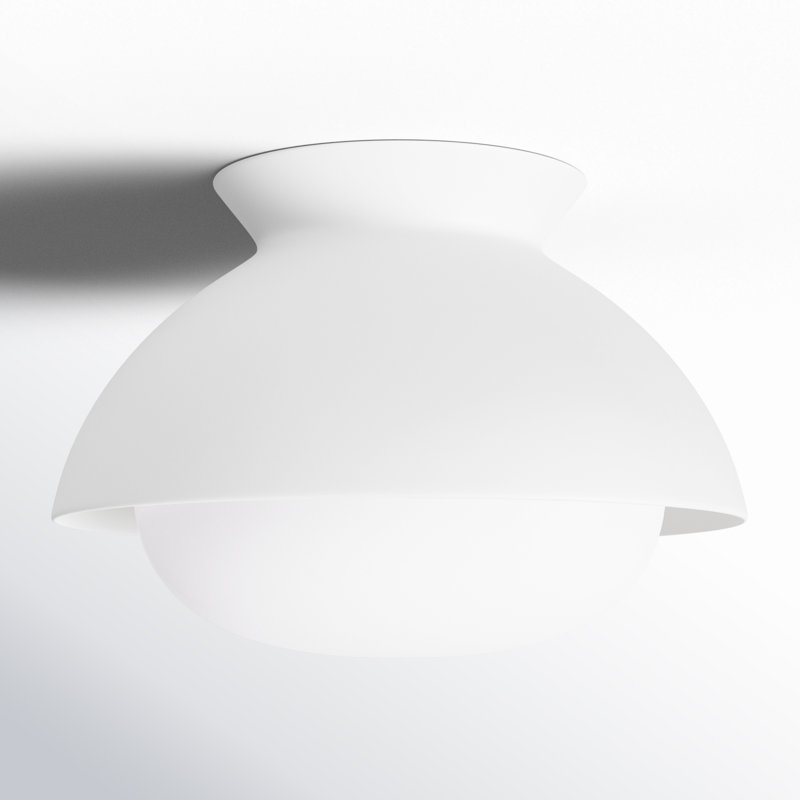 Joss & Main Alexia One Light Flush Mount By AERIN & Reviews | Wayfair