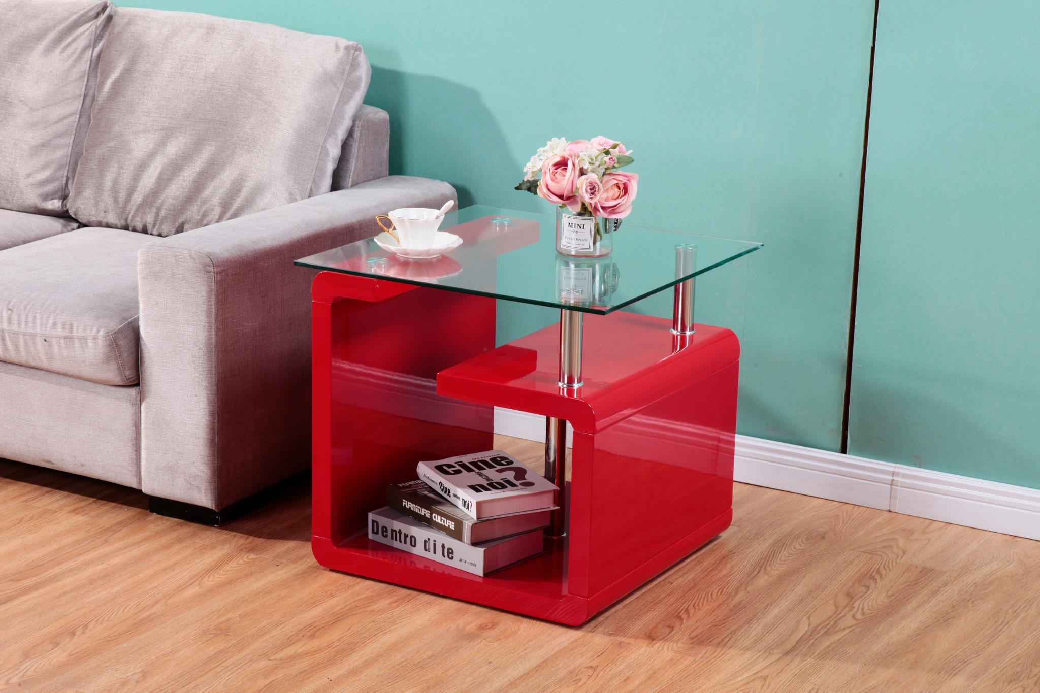 Wrought Studio Red End Table - Wayfair Canada