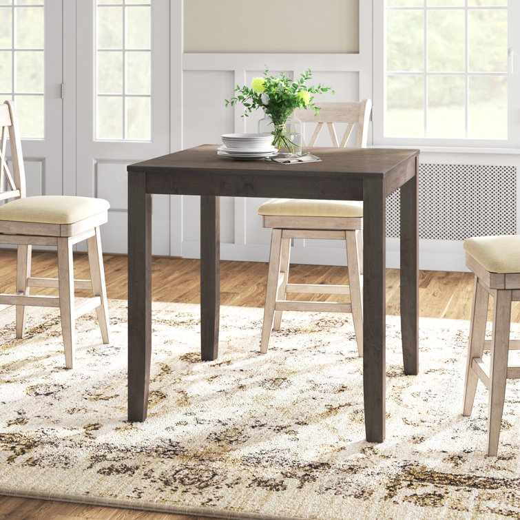Lark Manor Ance Solid Wood Base Dining Table & Reviews | Wayfair