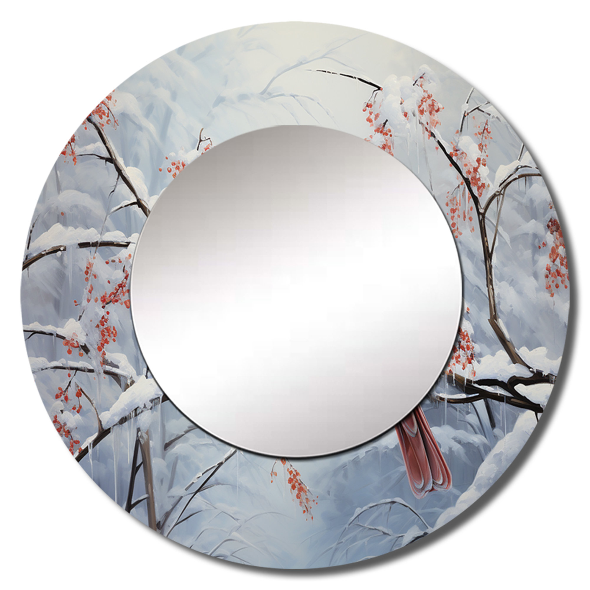 Design Art Canada Red Cardinal Bird Winter Wonderland IV - Animals ...