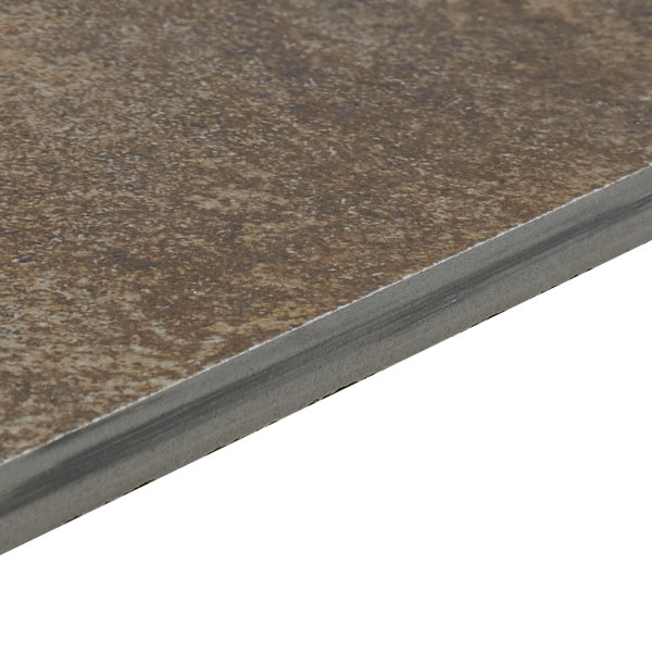Daltile Slate Attaché 12" x 3" Porcelain Bullnose Tile Trim in Brown ...