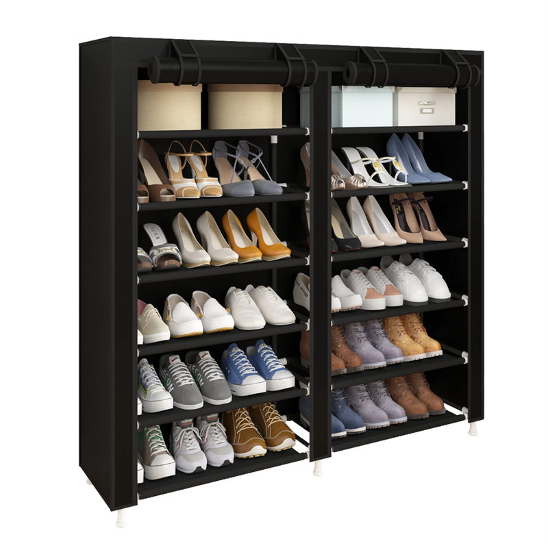 Rebrilliant Portable 36 Pair Shoe Rack | Wayfair