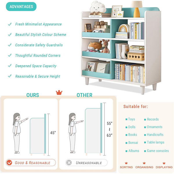 Latitude Run® Nethanel Bookcase | Wayfair