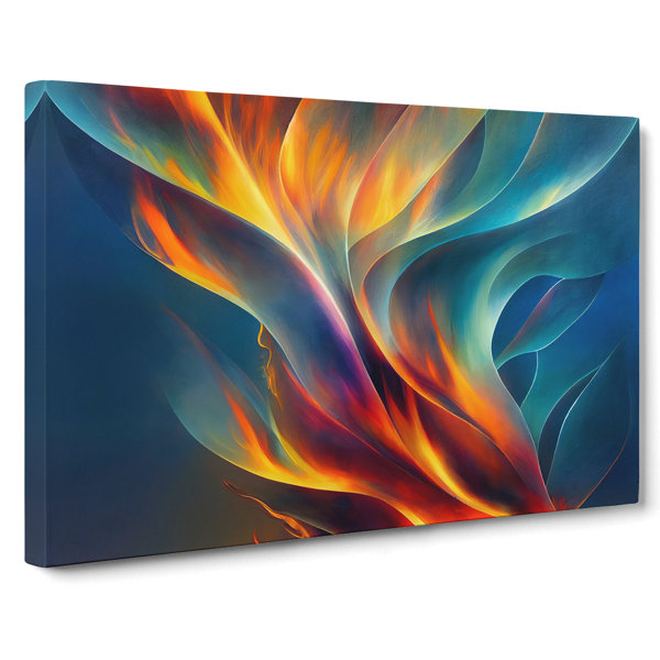 Metro Lane Revered Modern Art - Wrapped Canvas Print | Wayfair.co.uk
