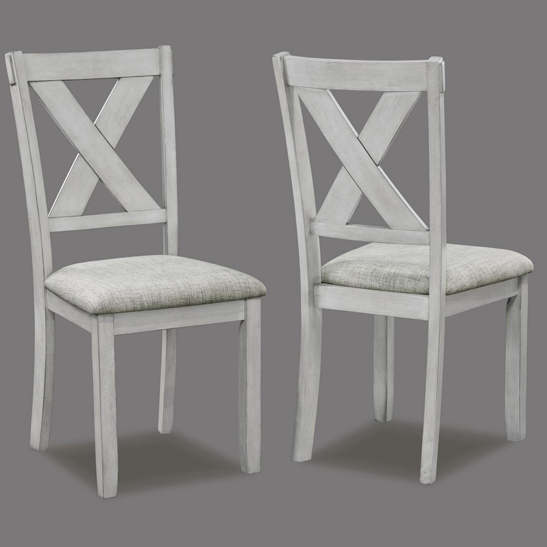 Gracie Oaks Rustic Farmhouse Transitional 5-Piece Dinette Dining Set ...