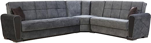 Rosdorf Park Sara Upholstered Sectional Sofa | Wayfair