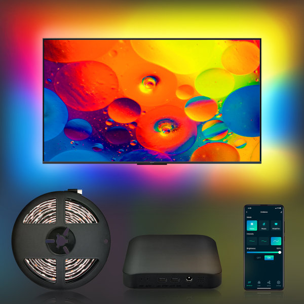 Runjian Co., Ltd. LED Under Cabinet Strip Light 3.8m for 55"-65" TV ...