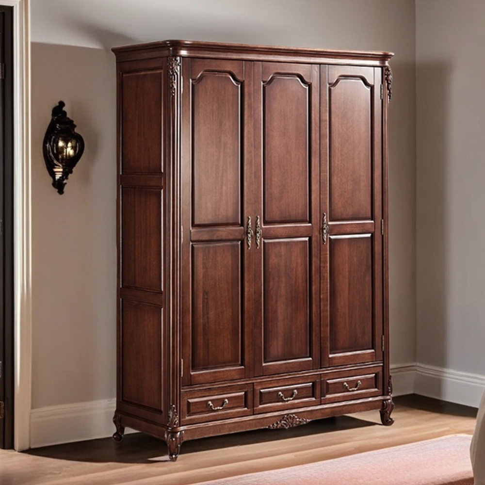 Parttlion American simple retro bedroom wardrobe | Wayfair