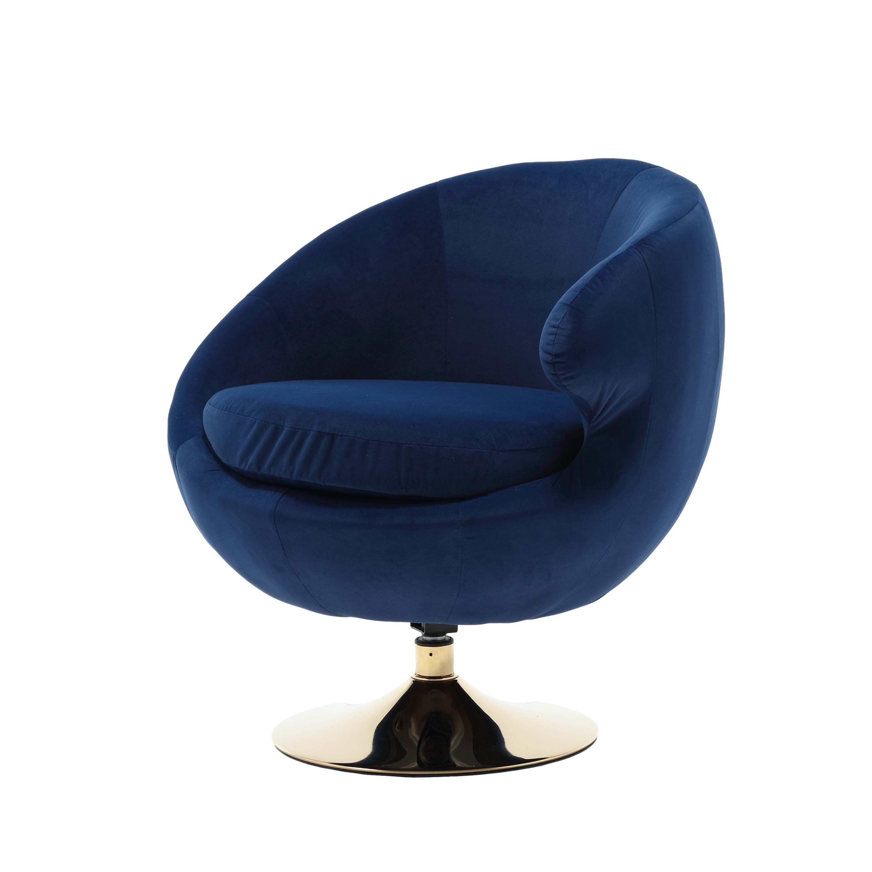 Mercer41 360 Degree Swivel Cuddle Barrel Accent Chairs, for Living Room ...