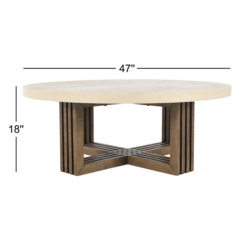 Birch Lane™ Paris Cross Legs Coffee Table | Birch Lane