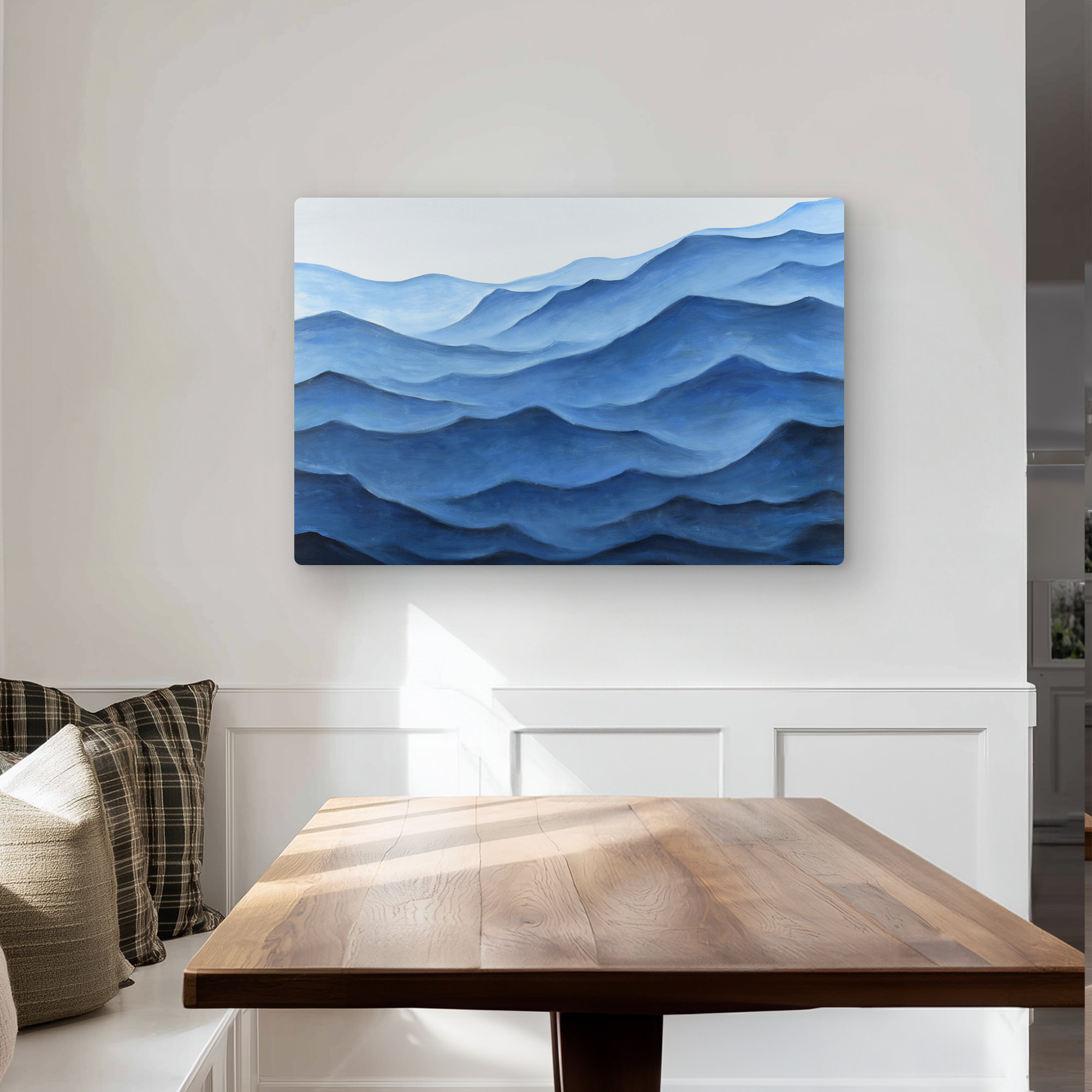 Lark Manor™ Blue Ocean - Coastal Sea Metal Print for Home Decor | Art ...