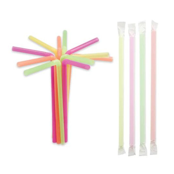 NicoleFantiniCollection Disposable Straws for 100 Guests (Set of 100 ...