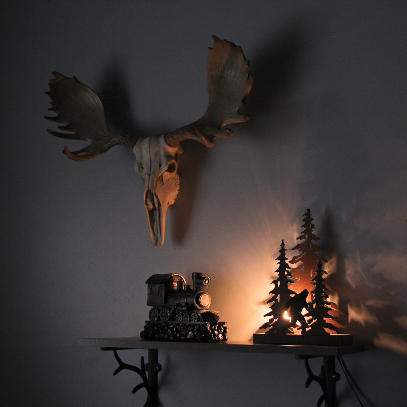 how to draw a moose skull