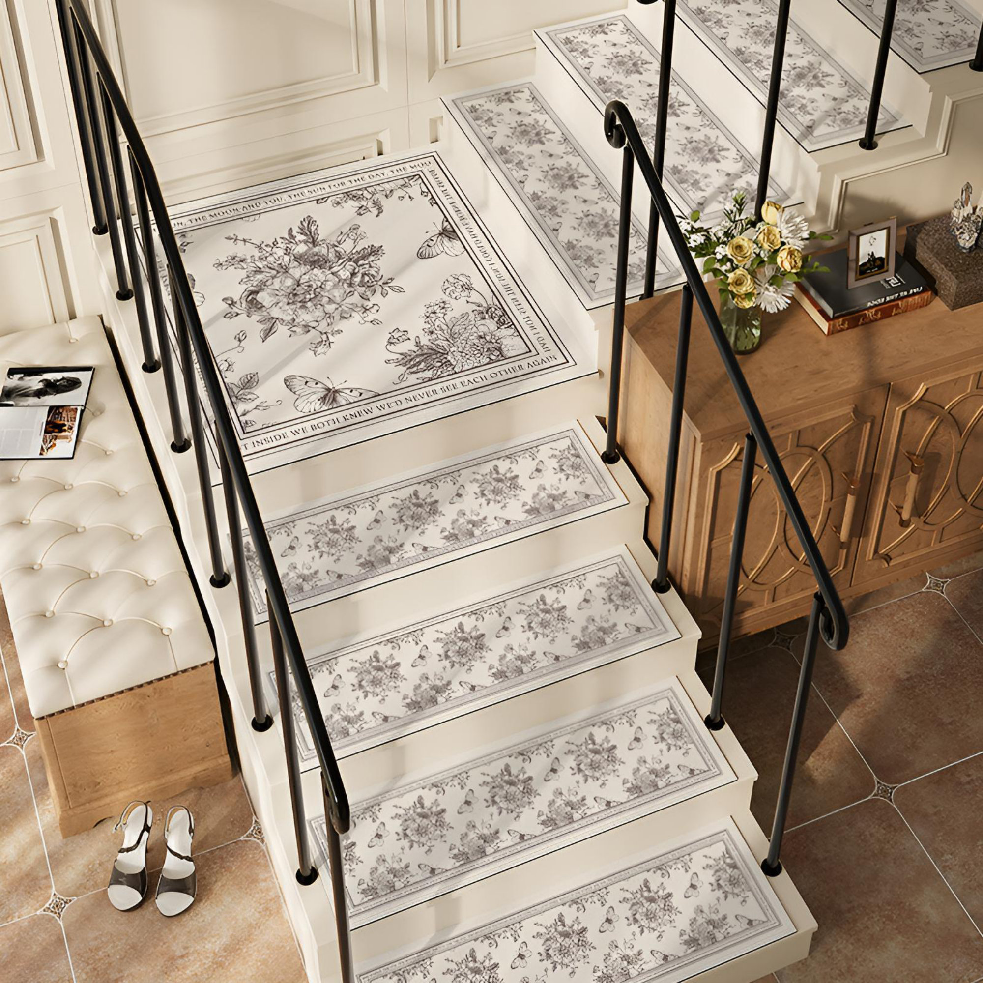 Infinity Nonslip Selfadhesive Stair Treads For American Style ...