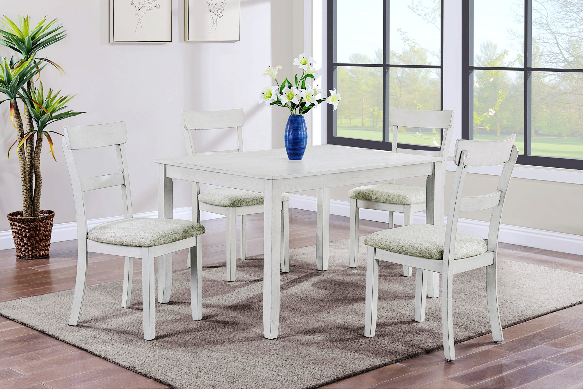 Red Barrel Studio Multifunctional Dining Set Rectangular Table Linen ...