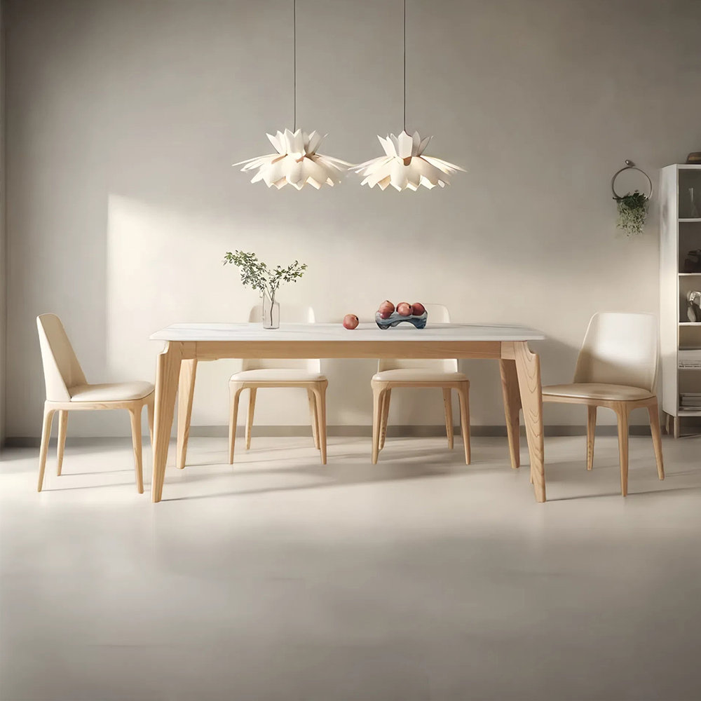 Lee's luxury furniture Modern simple dining table and chair set | Wayfair