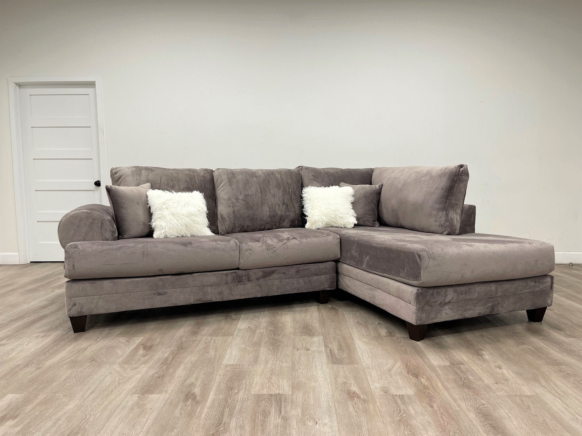 Latitude Run® Groovy Smoke RAF Chaise Sectional - Wayfair Canada