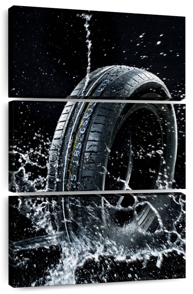 Ebern Designs Mehar Car Tire Water Splash | Wayfair