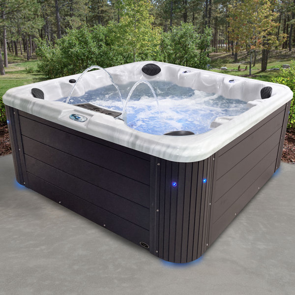 Aqualife® by Strong Spas® Insight 7-Person 34-Jet, 86-Port Acrylic Non ...