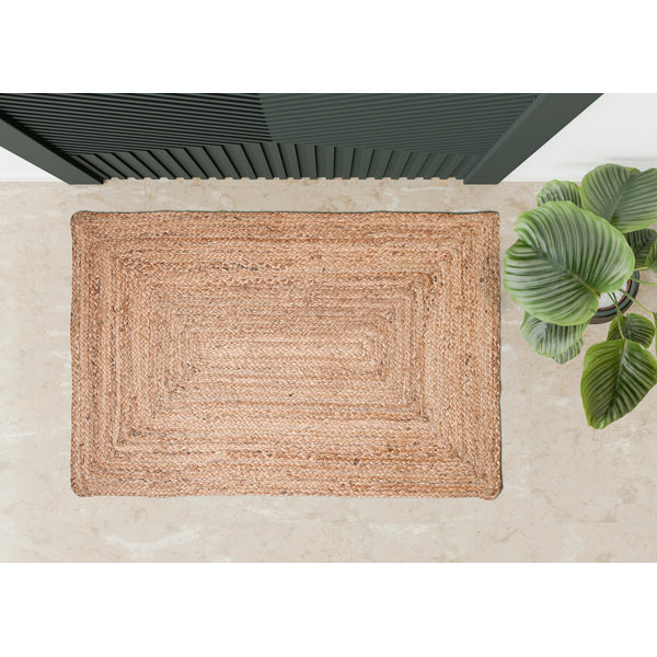 Rosecliff Heights Hand Woven Jute Braided Rug, 2'X3' – Natural ...